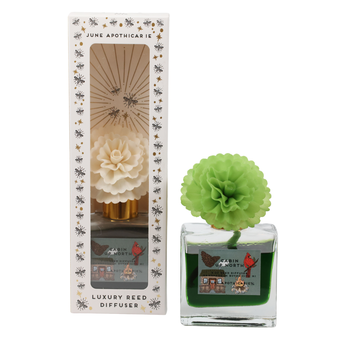 Cabin Up North 4 oz Luxury Reed Diffuser – June Apothicaire