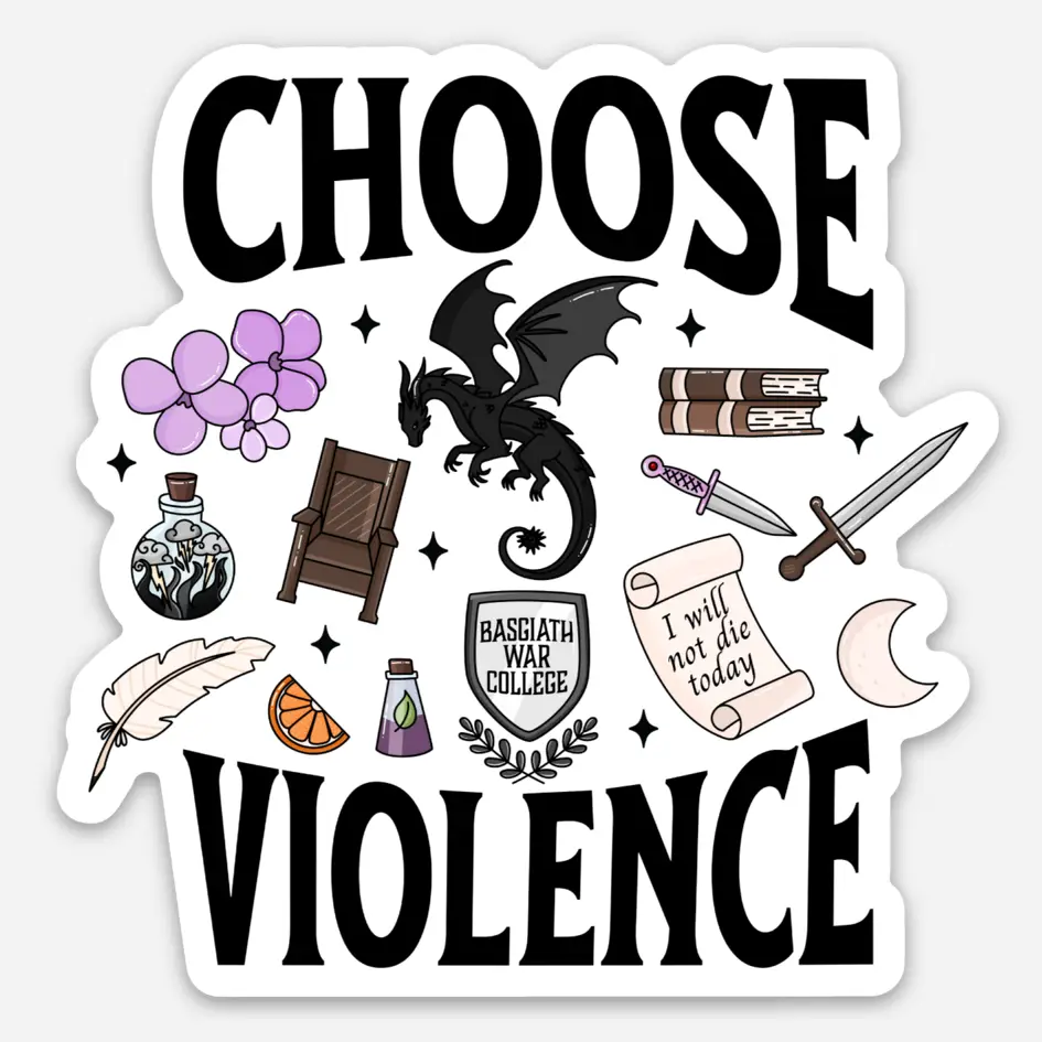 Choose Violence Sticker – June Apothicaire