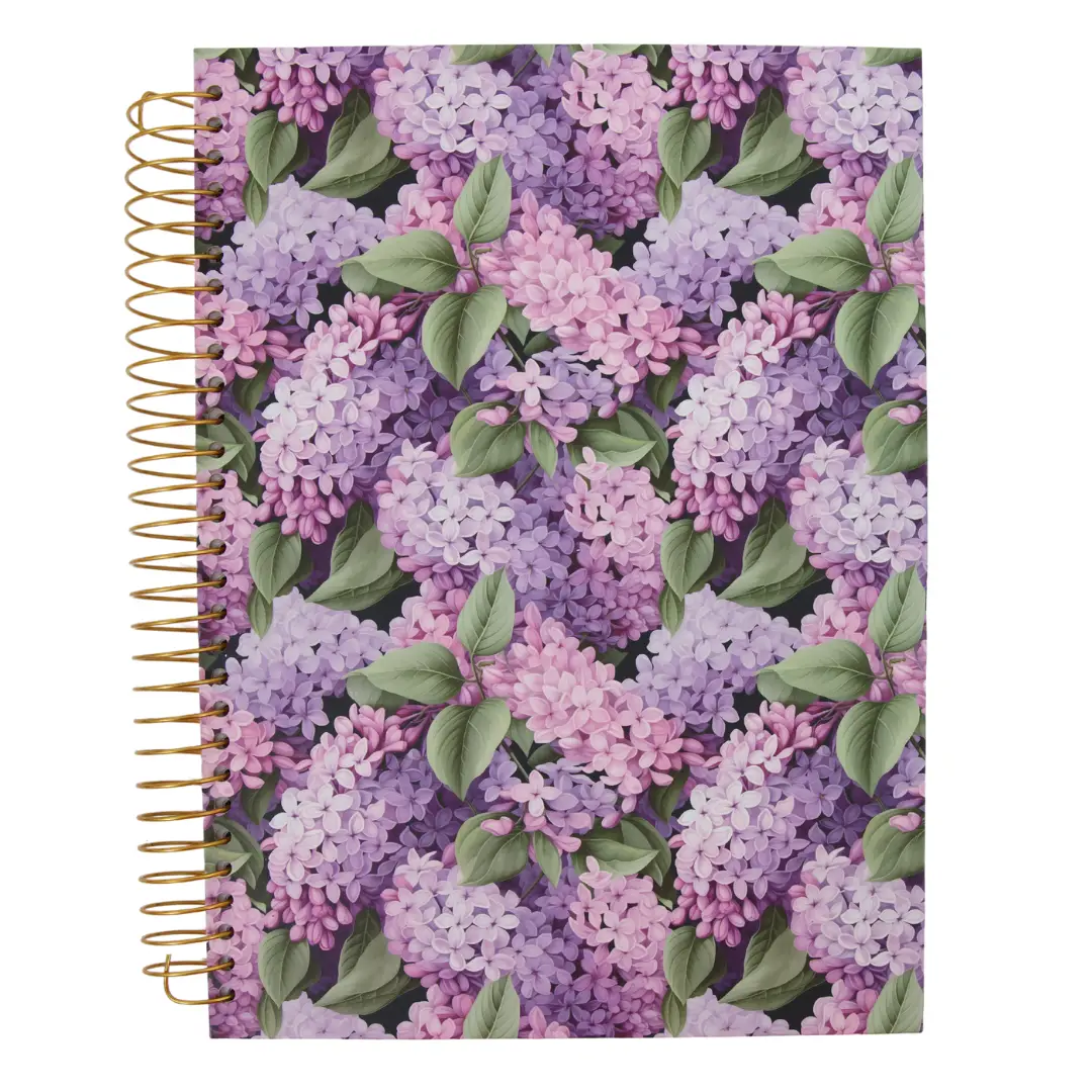 Lilacs in Bloom Spiral Notebook – June Apothicaire
