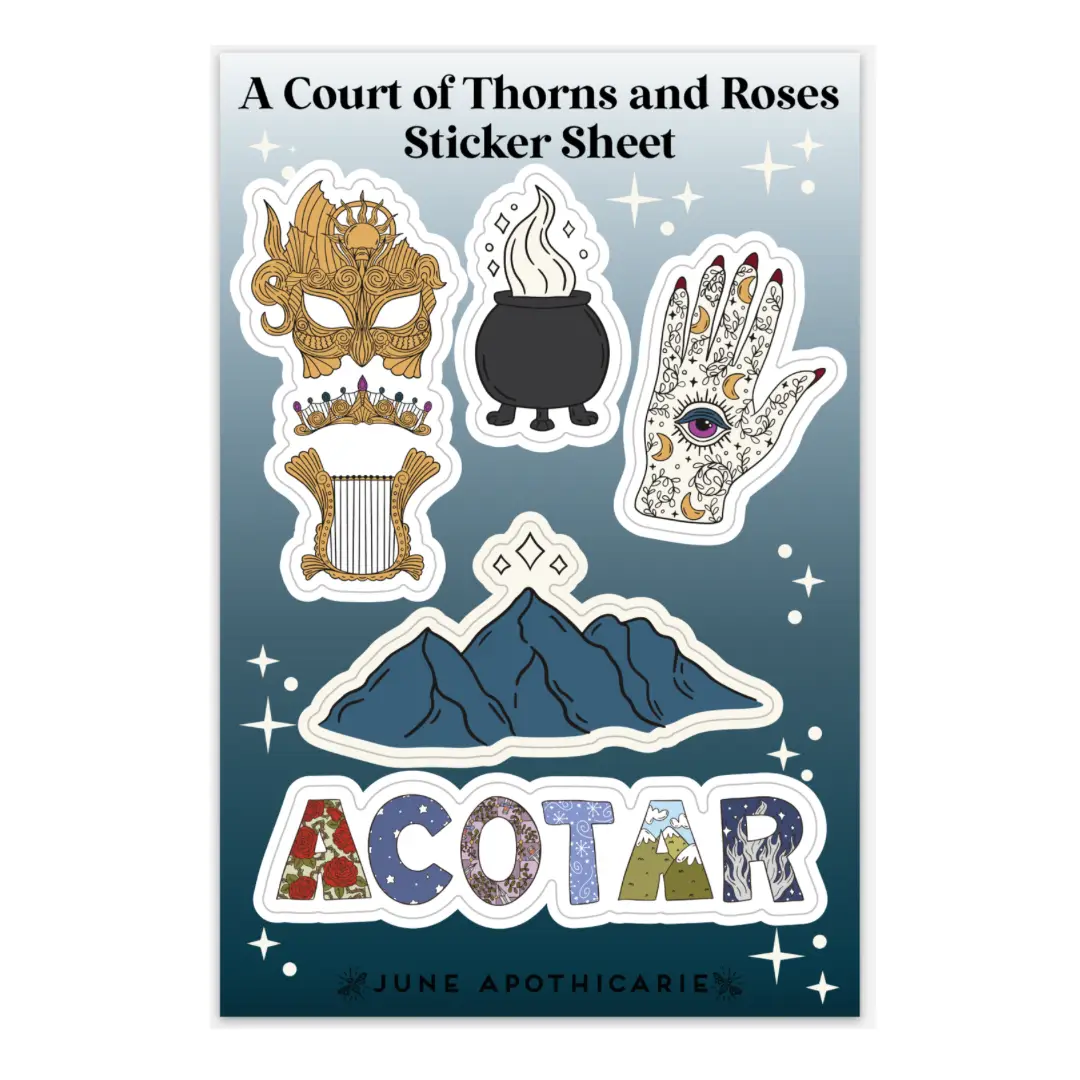 ACOTAR Sticker Sheet – June Apothicaire
