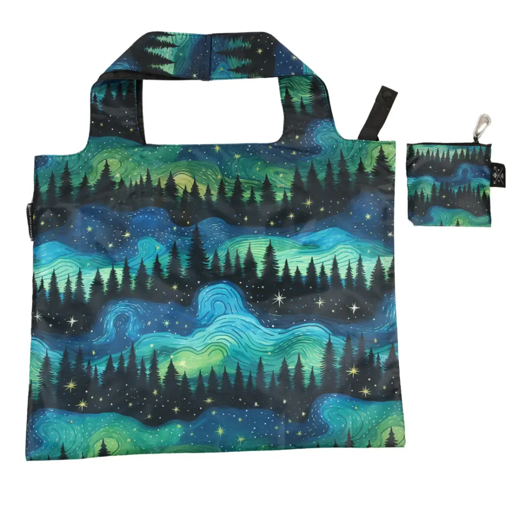 The Northern Lights Eco Reusable Bag – June Apothicaire
