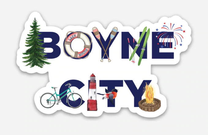 Boyne City Symbols Magnet – June Apothicaire