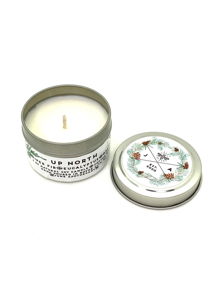Up North 4 oz Travel Candle – June Apothicaire